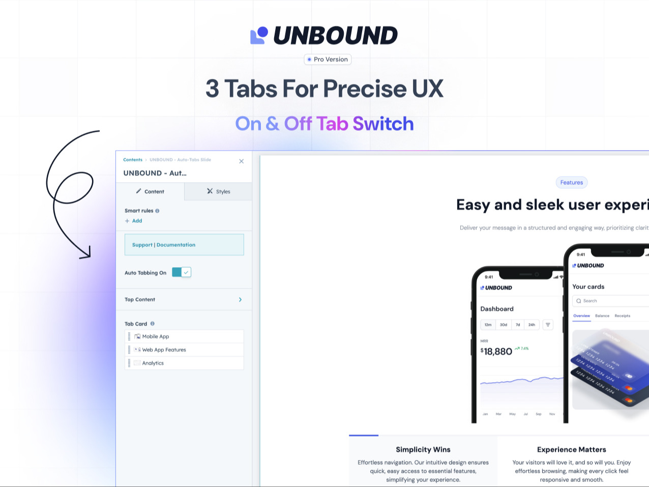 Auto-Tabs Slide - UNBOUND Module by PHRUTOS Creative